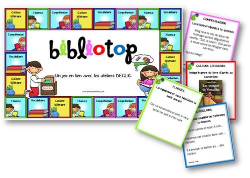 Bibliotop – jeu en lecture – La classe de Mallory