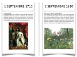 Cartes dates historiques – rituel quotidien – La classe de Mallory
