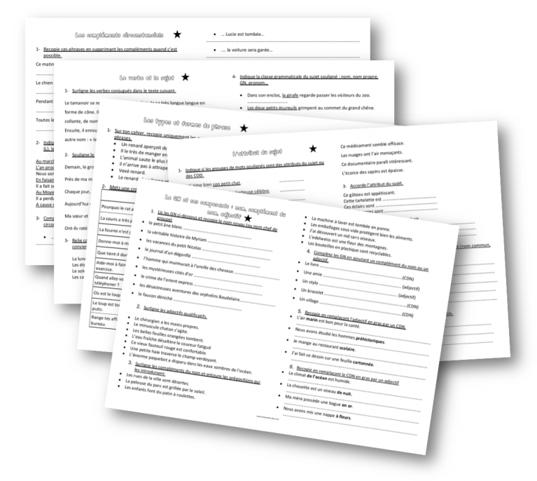 grammaire – La classe de Mallory