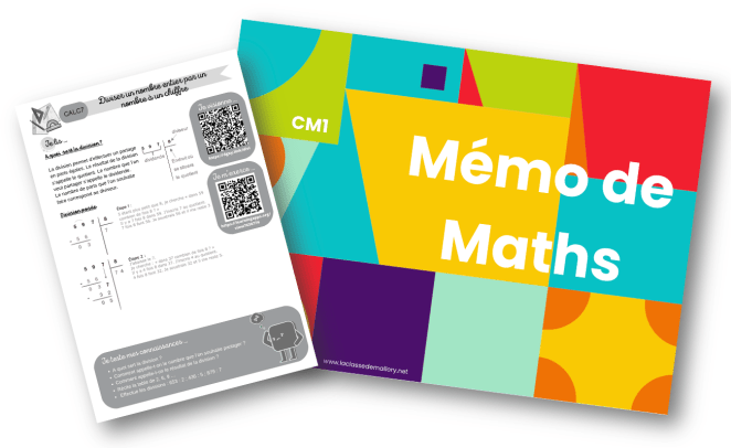 Mémo en maths CM1 – Version 2024-2025 – La classe de Mallory