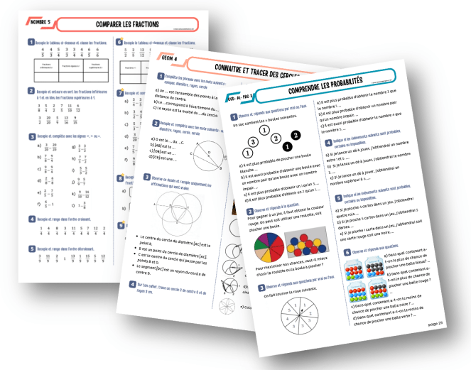 Maths CM2 – Programmes 2025 – Mémo leçons + exercices – La classe de ...
