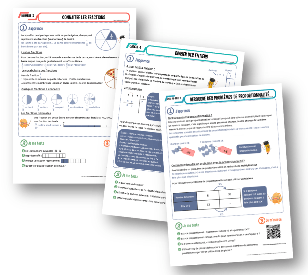 Maths CM1 – Programmes 2025 – Mémo leçons + exercices – La classe de ...